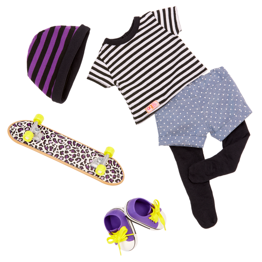 That's How I Roll | 18" Doll Skateboard Outfit | Our Generation – Our ...