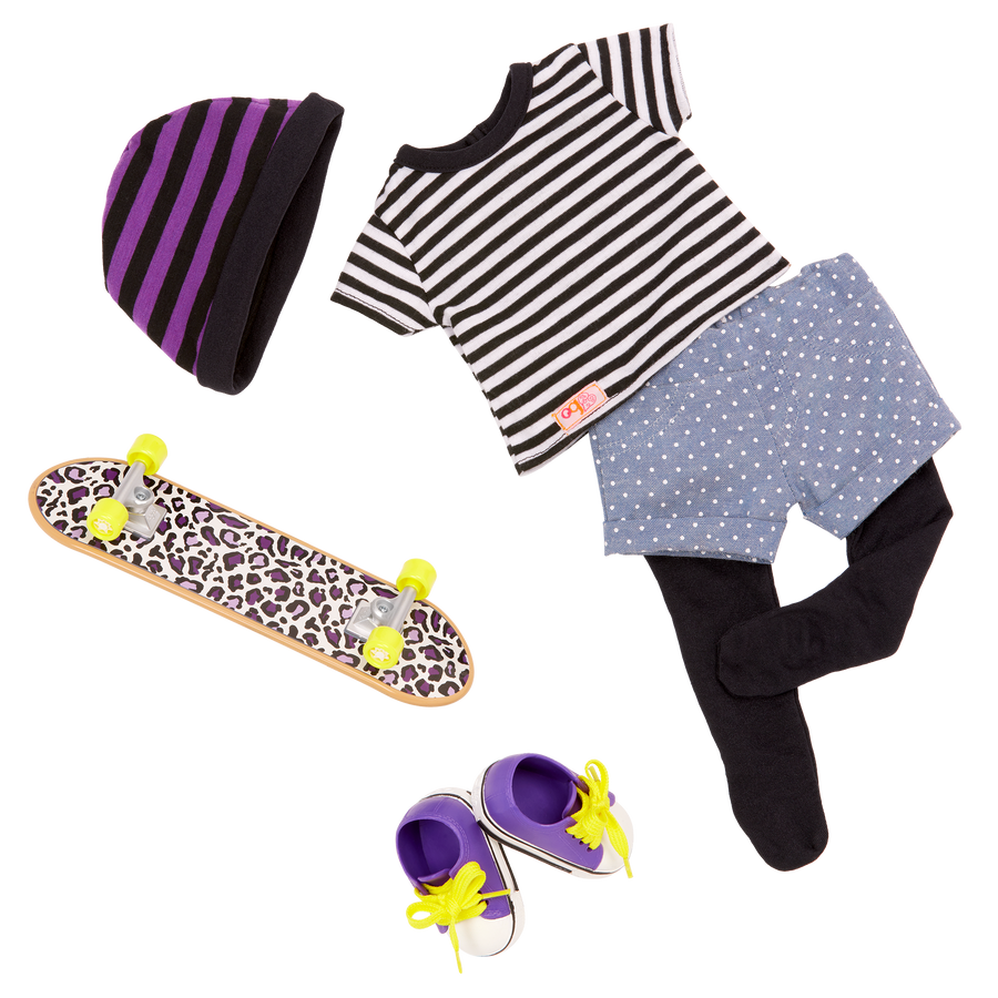 That's How I Roll | 18" Doll Skateboard Outfit | Our Generation – Our ...
