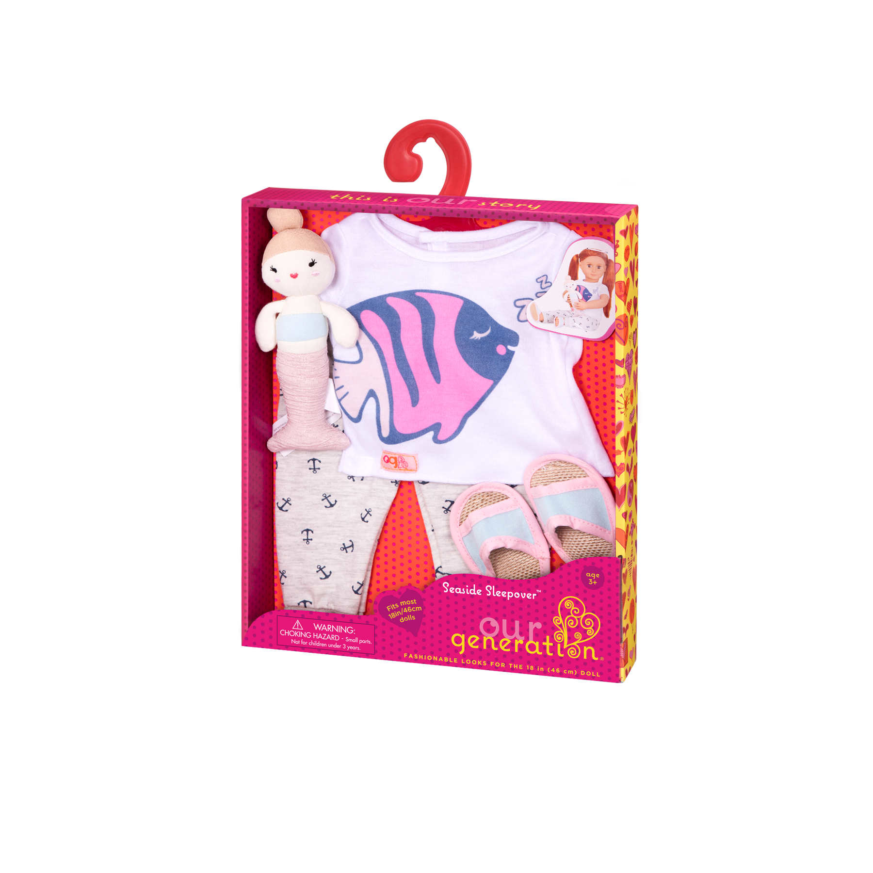 Seaside Sleepover | 18" Doll Pajama Outfit | Our Generation – Our ...