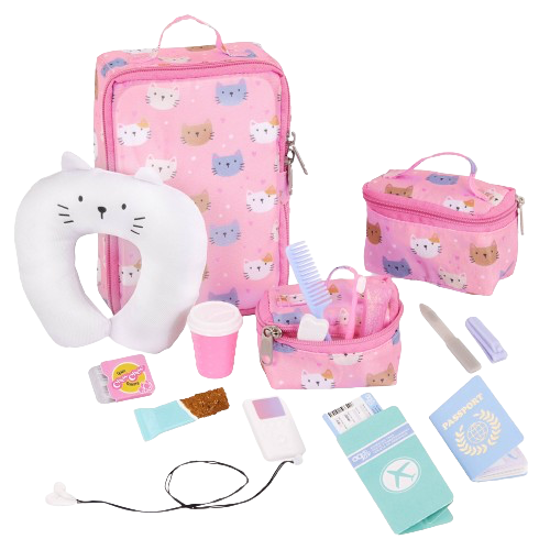 Purrfectly Packed | 18" Doll Luggage Set | Our Generation – Our ...