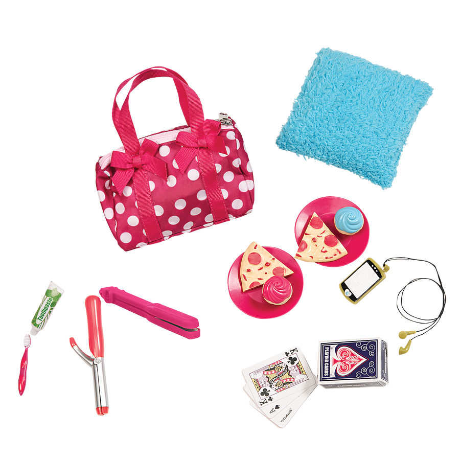 Polka Dot Sleepover Set | 18" Doll Accessories | Our Generation – Our ...