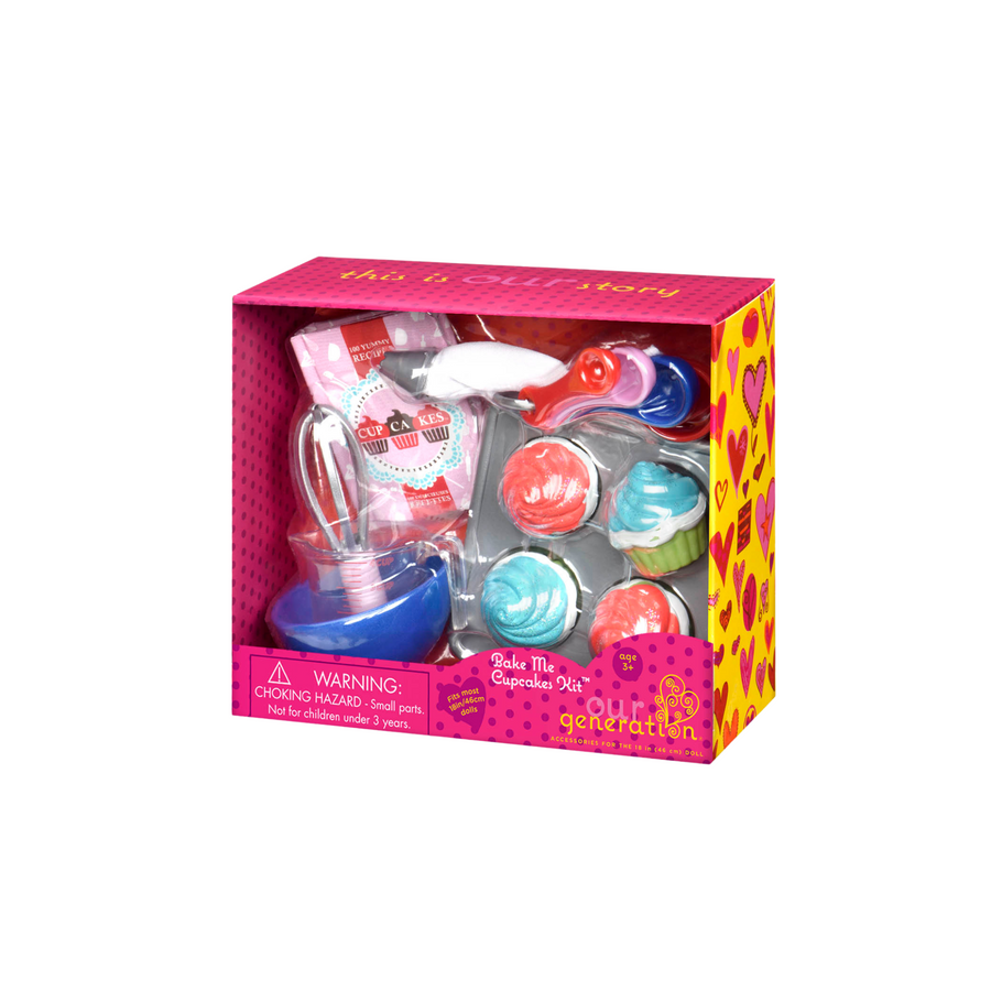Bake Me Cupcakes Kit |18" Doll Accessories | Our Generation – Our ...