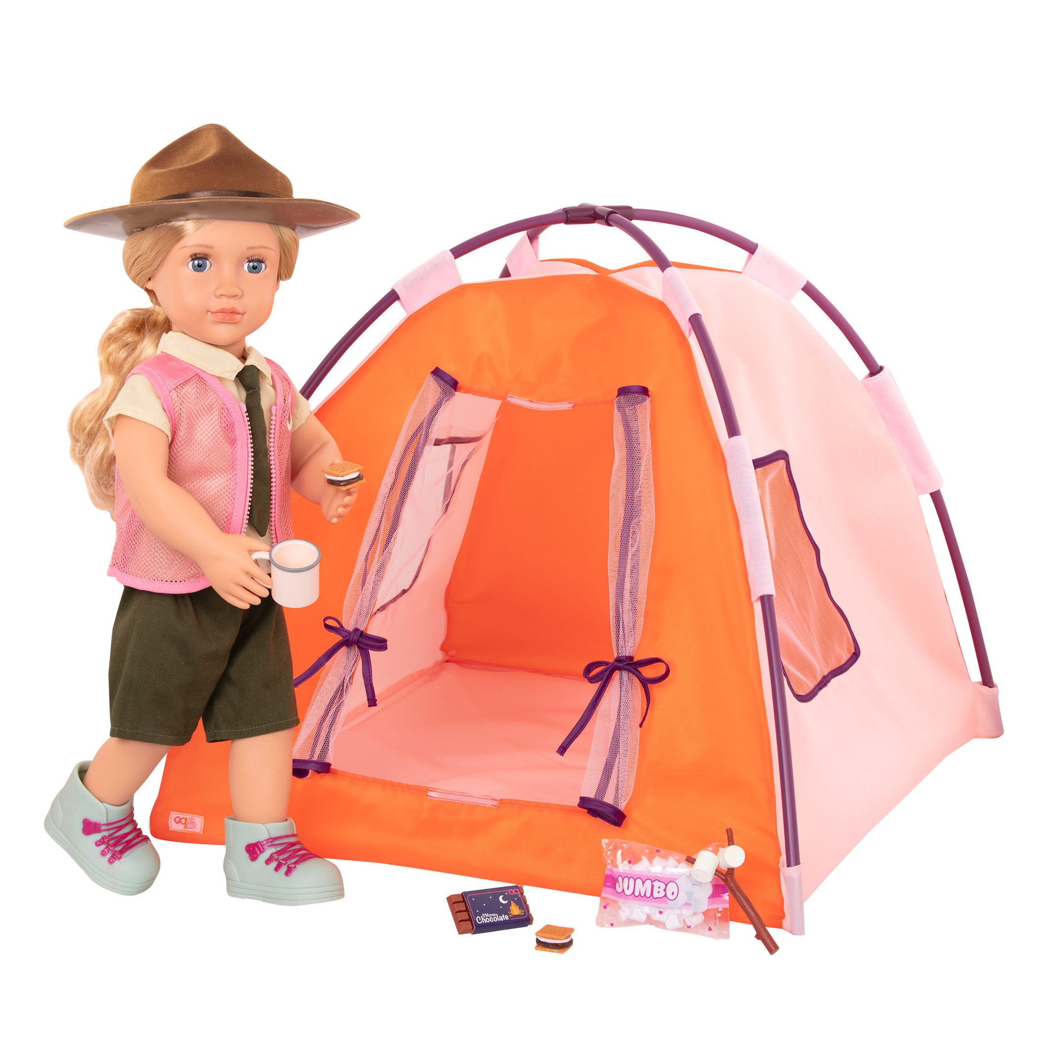 All Night Campsite | 18" Doll Tent Set | Our Generation – Our ...
