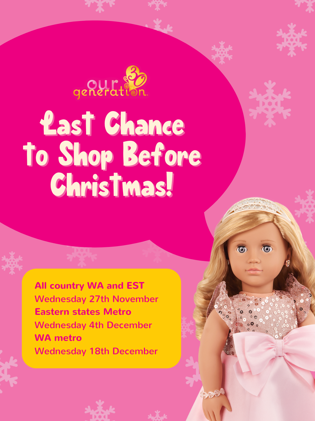 Dolls, Furniture & Accessories for Girls | Our Generation – Our ...